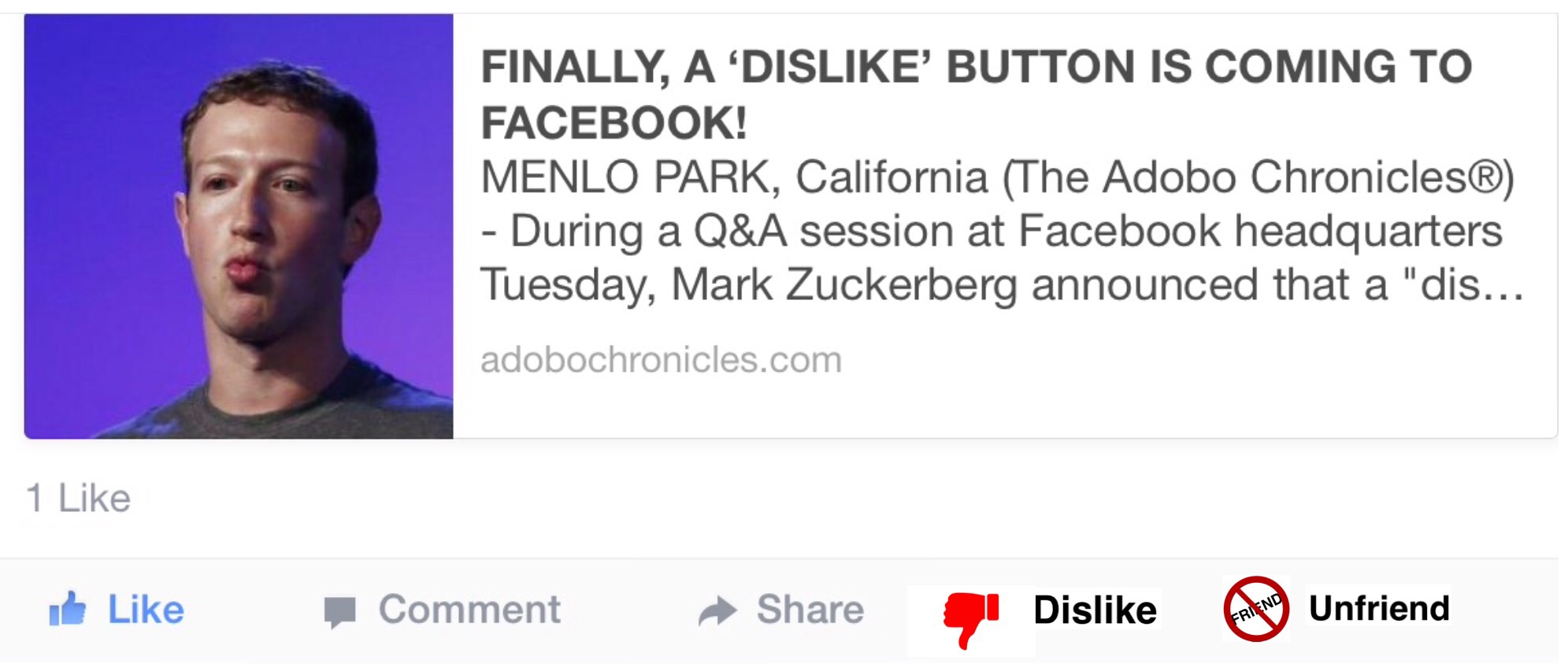 FACEBOOK’S “DISLIKE” BUTTON IS JUST THE BEGINNING | The Adobo Chronicles