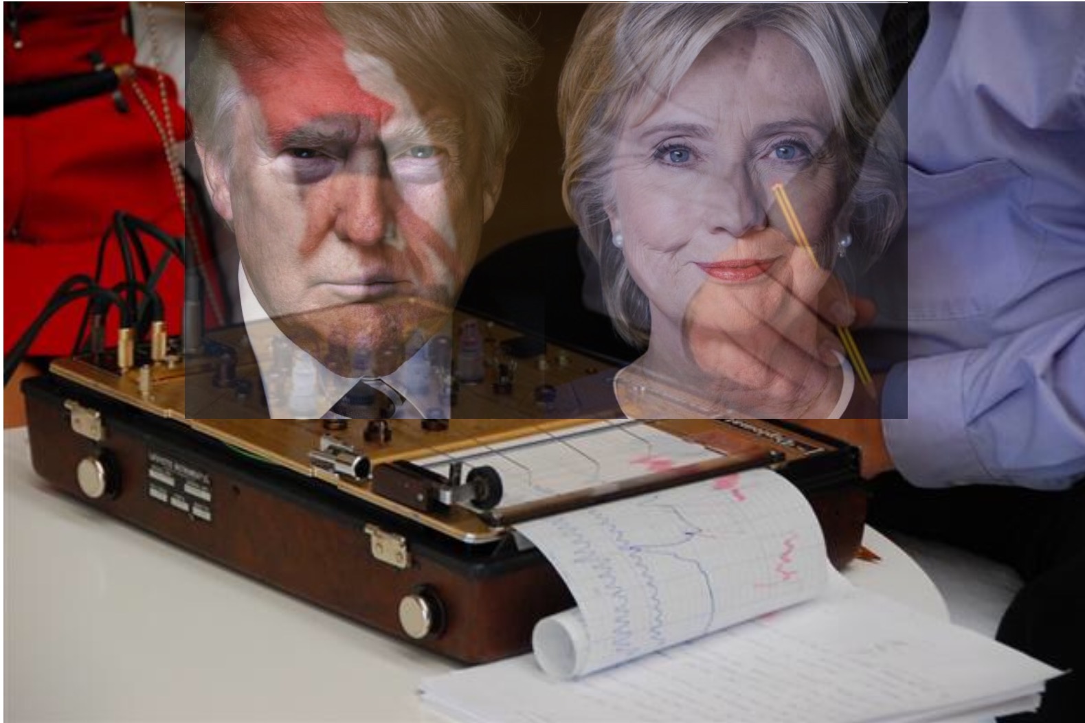 Trump, Clinton Will Be Hooked To Polygraph Machine During Final Debate ...