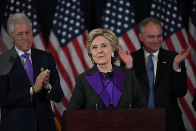 Why The Clintons Wore Purple During Hillary’s Concession Speech | The ...