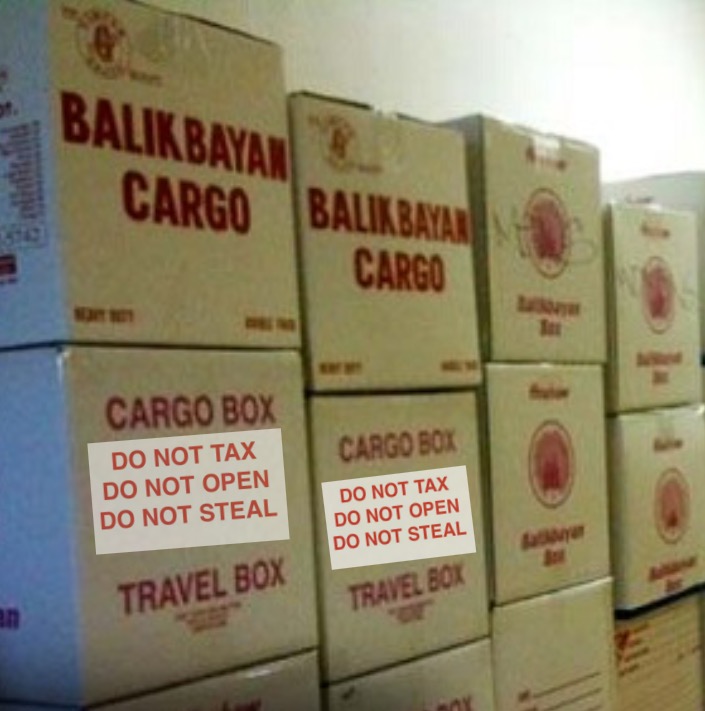New Stickers Now Required For All Balikbayan Boxes | The Adobo Chronicles