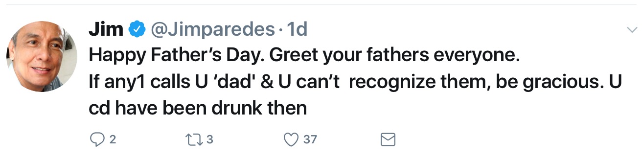 Duterte Critic Jim Paredes May Have Fathered A Child Outside Marriage ...