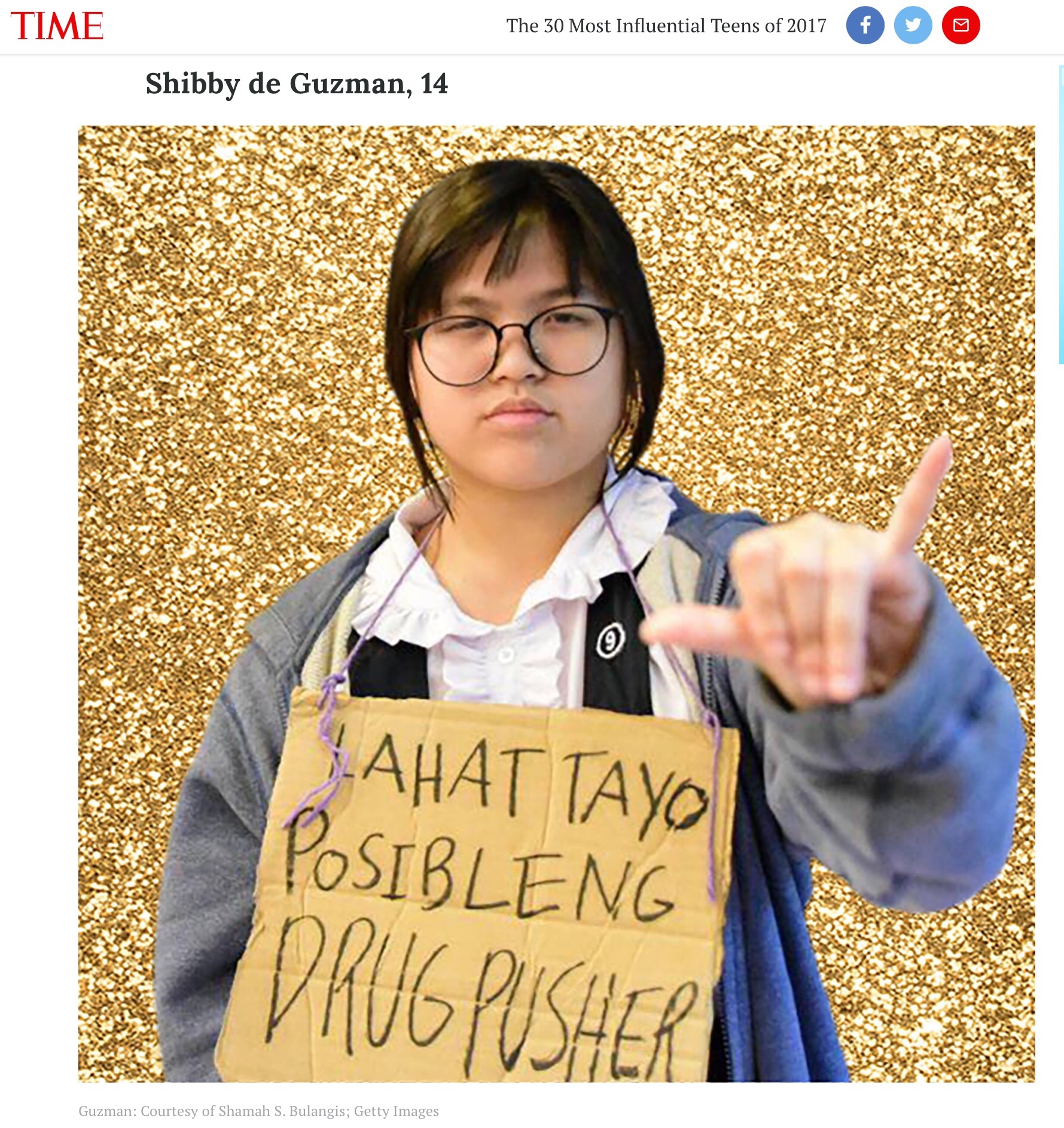 TIME Pulls Name Of Shibby In List Of Most Influential Teens | The Adobo ...