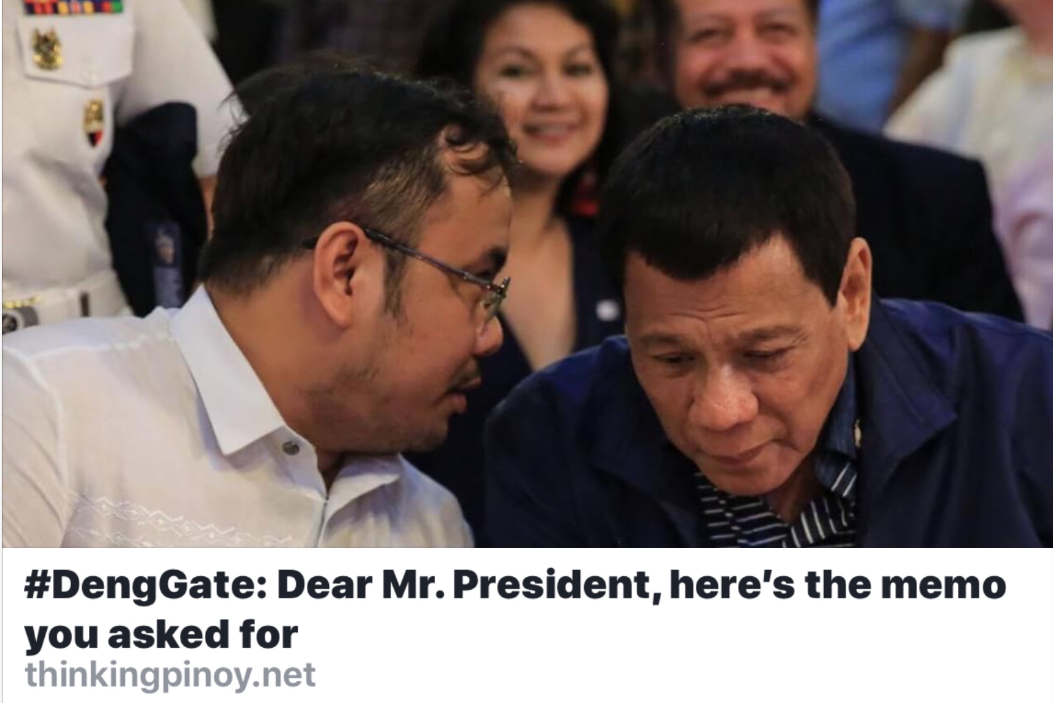 Duterte Appoints Thinking Pinoy As New Executive Secretary | The Adobo ...
