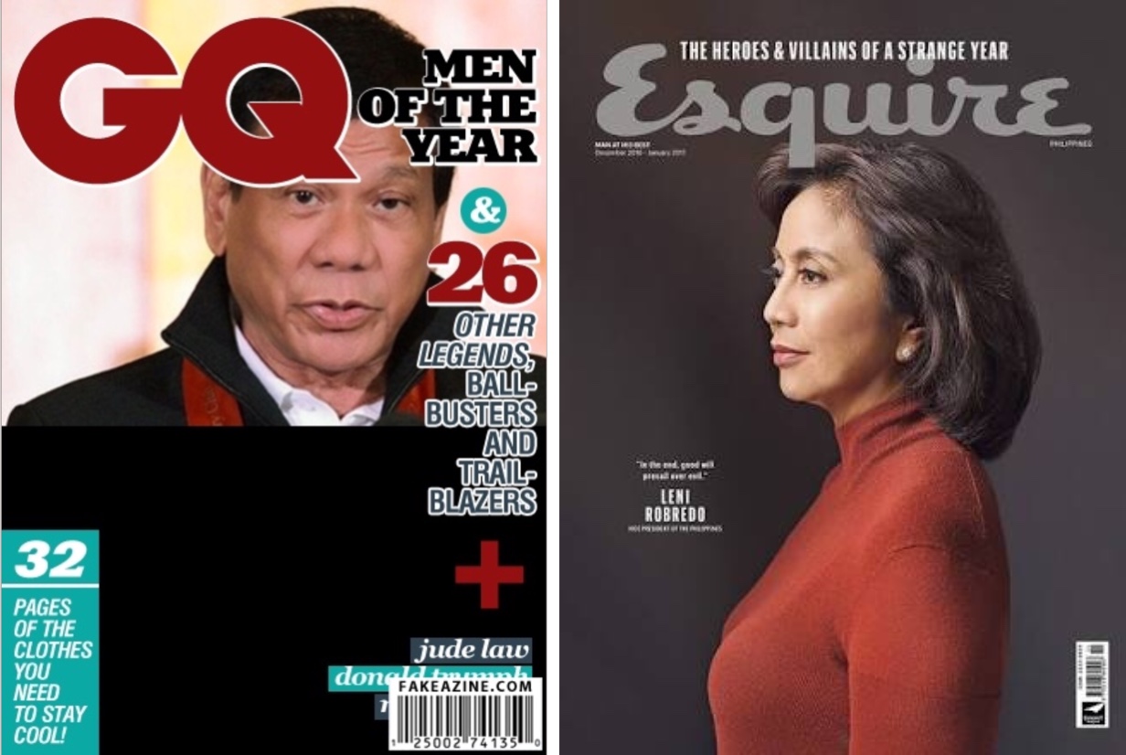 Move Over Leni Robredo: Rodrigo Duterte Lands On The Cover Of GQ ...