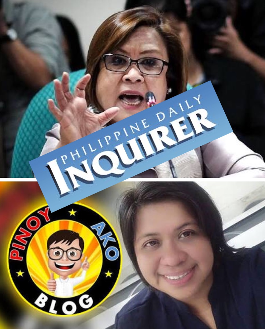 Leila De Lima Condemns Philippine Daily Inquirer For Naming Pinoy Ako ...