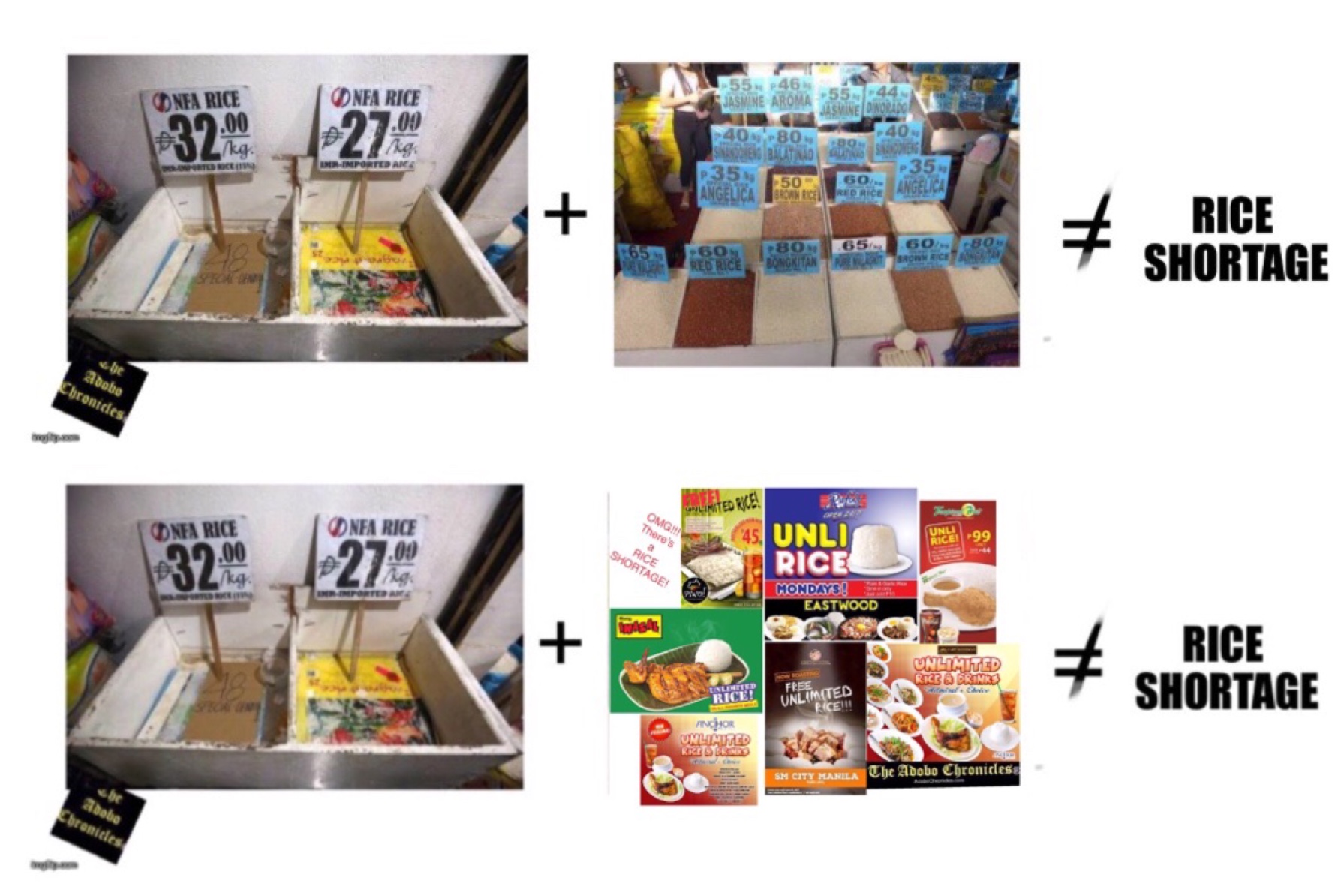 Proof There Is NO Rice Shortage – In Pictures! | The Adobo Chronicles