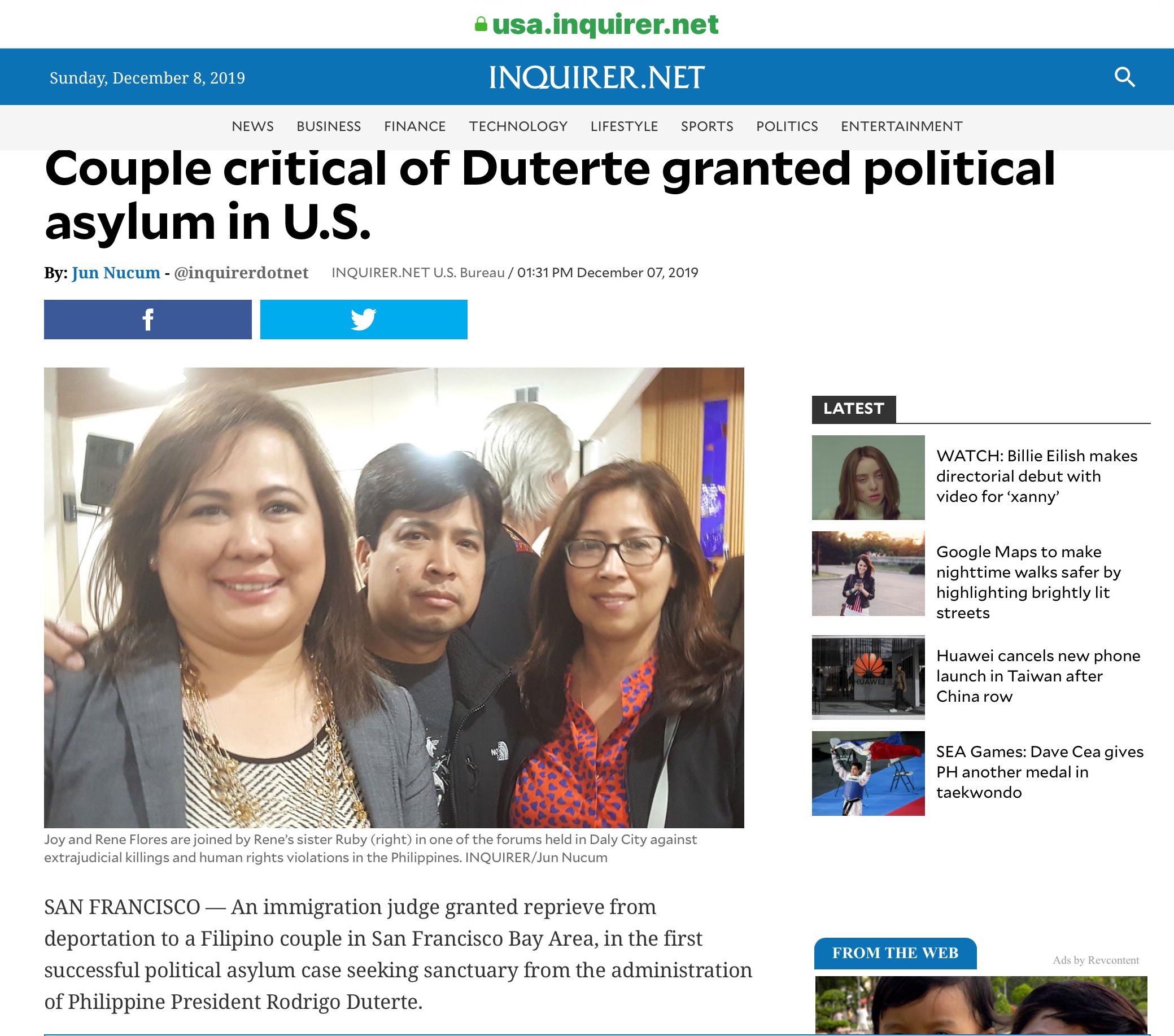 Tens Of Thousands Of Undocumented Filipino Immigrants In U.S. Apply For ...