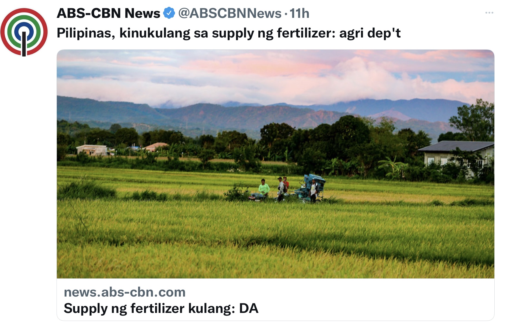 PHILIPPINES: Fertilizer Shortage Blamed On Leni Robredo’s Zero ...