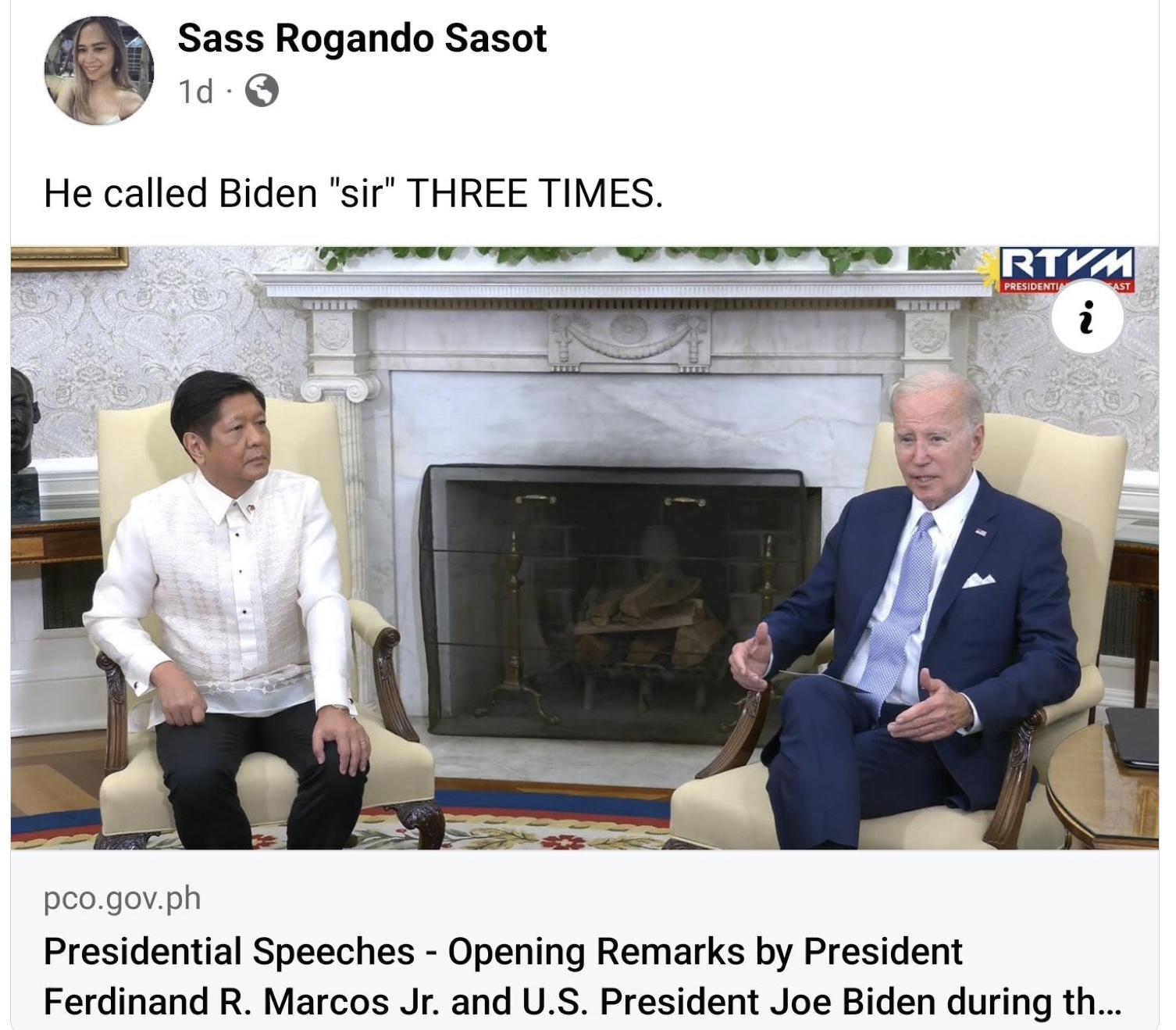 Biden Called Marcos ‘MOM’ Three Times | The Adobo Chronicles