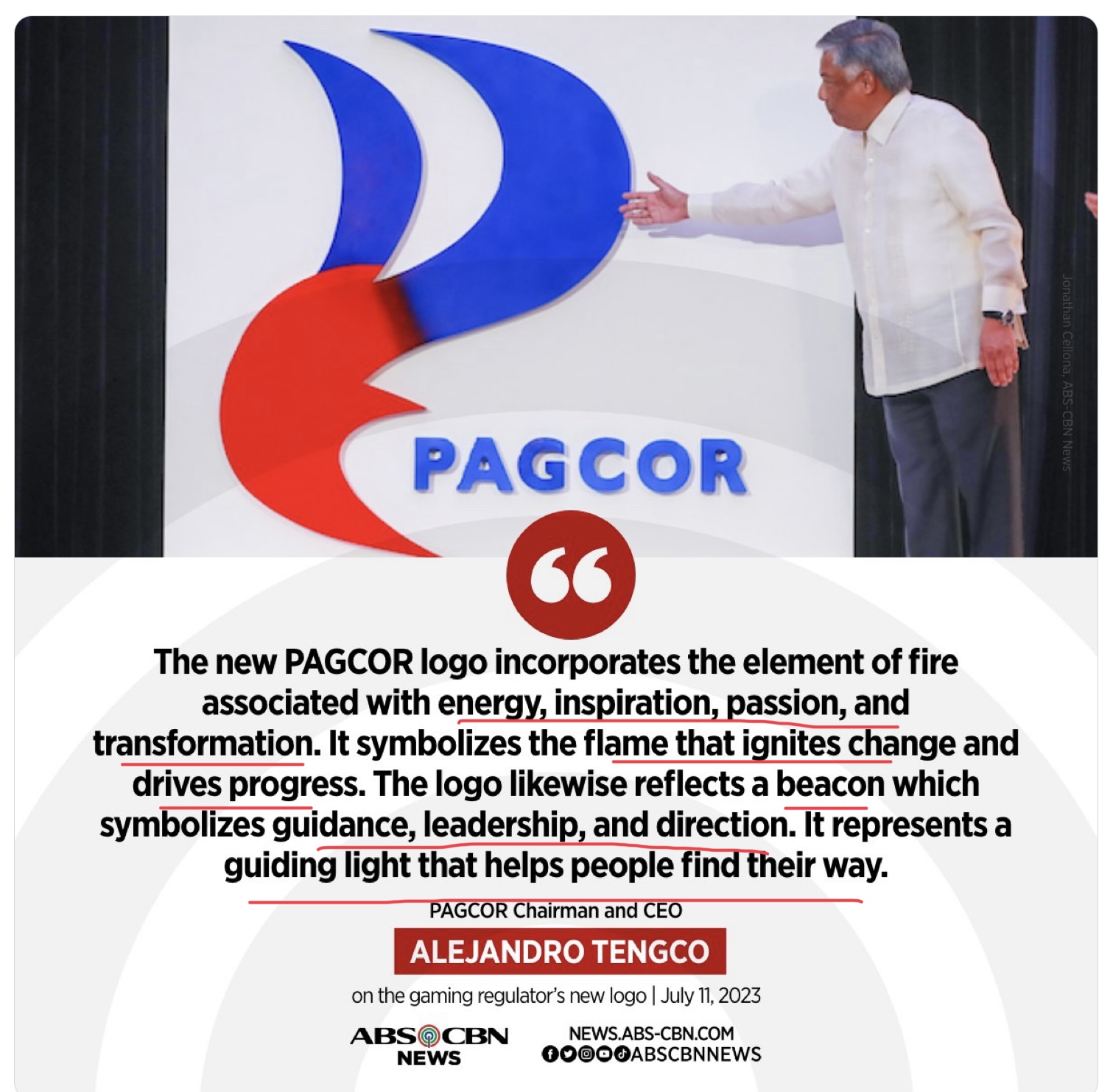 PAGCOR Explains Symbolism Of Its Controversial New Logo | The Adobo ...