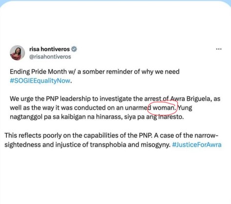 Senator Risa Hontiveros Rainbow-Tags Awra! | The Adobo Chronicles