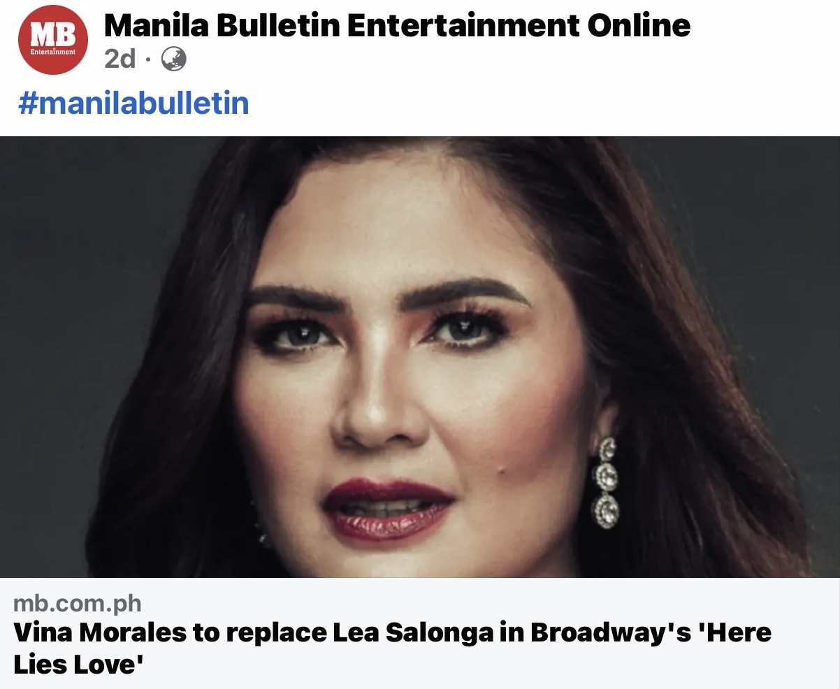 Filipino Actress Vina Morales Takes Over Lea Salonga’s Role on Broadway! | The Adobo Chronicles