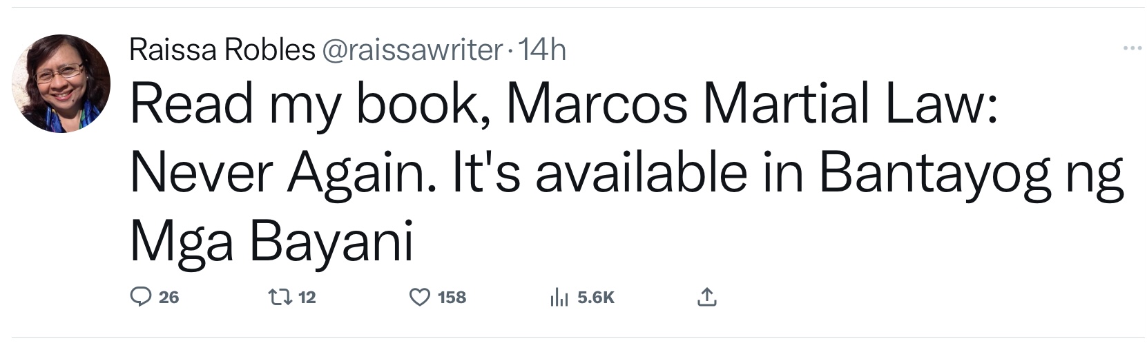 The Ever-Imaginative Raissa Robles | The Adobo Chronicles