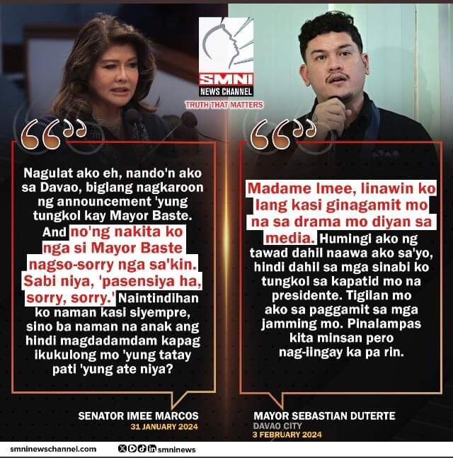 Baste Duterte To Imee Marcos: Sorry, Not Sorry! | The Adobo Chronicles