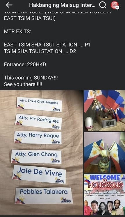 Today’s Hong Kong Maisug Rally On Pay-For-View! | The Adobo Chronicles