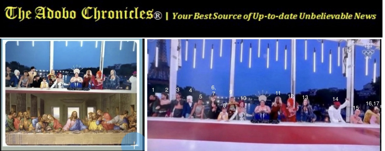 Paris Olympic’s ‘Last Supper’ Tableau Had 17 Apostles! | The Adobo ...