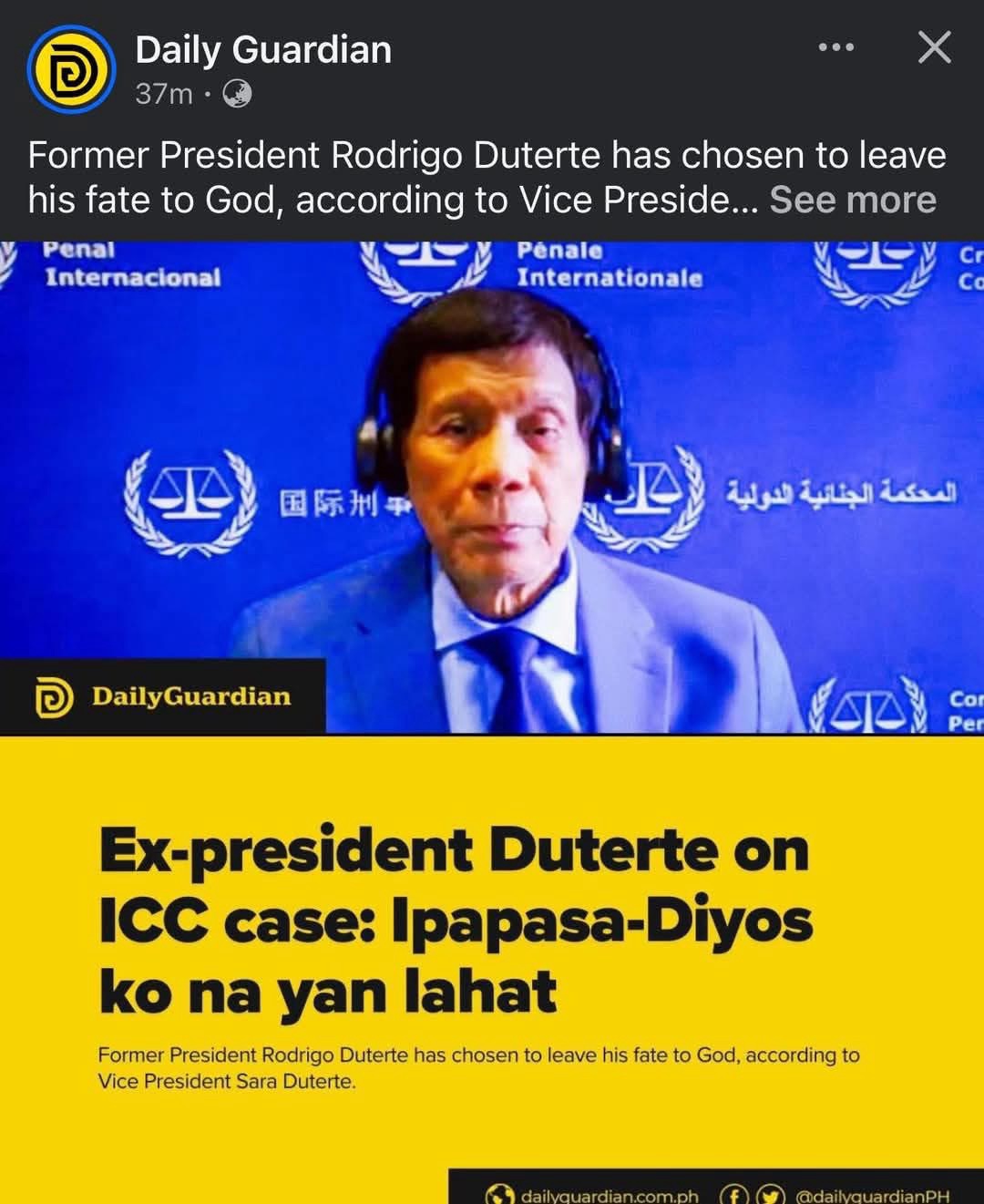 Duterte Rests His Case On The God He Once Called “Stupid” | The Adobo ...